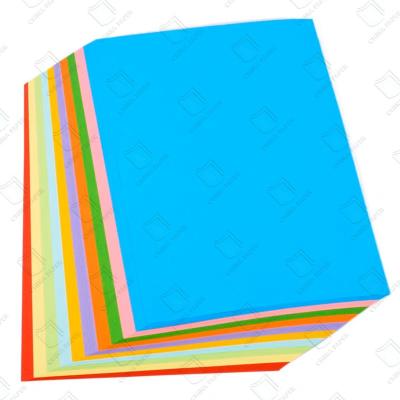 China 75gsm 160gsm 165gsm Colored Bristol Colored Paper Board Supplier For Creative Crafts DIY And School Application for sale