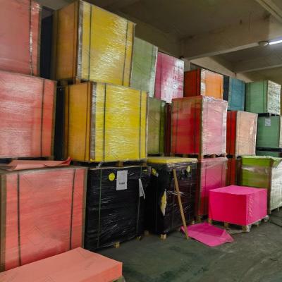 China 36 Colors  Color Paper With Excellent Folding Strength And Durability In Jumbol Roll Size for sale