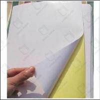 China 60gsm Yellow Glassine Paper And Hot Melt Glue For Self-adhesive Paper Sticker for sale