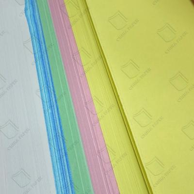China High Quality Black Image NCR Paper for Laser Printers White Pink Yellow Blue Green 43*61cm Carbonless Paper for sale