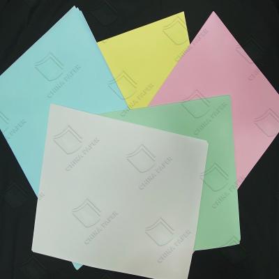 China Superior 2-Part Carbonless Inkjet White NCR Paper 55gsm Black Image In Different Color For Waybill Or Bank Receipts for sale