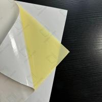 China 60g /70g /80g /90g Semi-glossy Label Paper With White Or Yellow Glassine Backing For Yogurt Labels. for sale