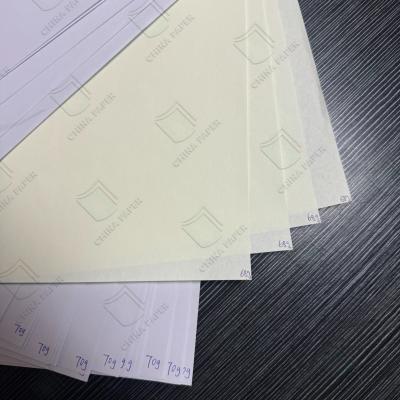 China 52 Gsm 100% Virgin Wood Pulp Woodfree Offset Bond Paper for sale