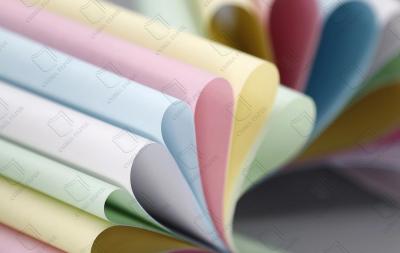 China CB CFB CF Carbonless Paper / NCR Paper In Rolls For Five Colors Sale for sale