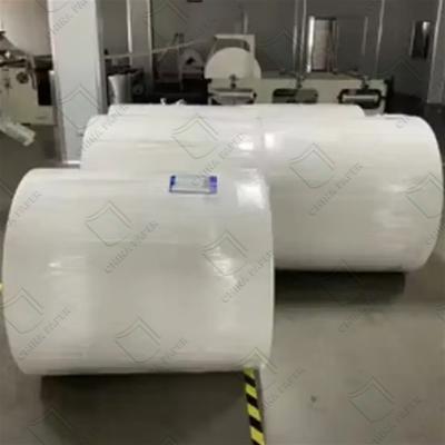 China High Capacity White Napkin Paper Jumbo Roll 1-3 Ply Disposable Household Paper for sale