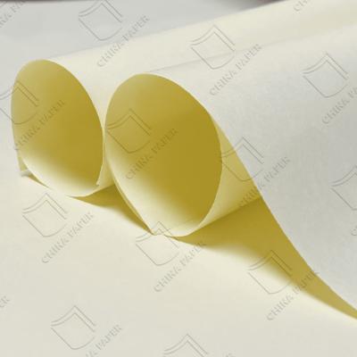 China Woodfree Cream / Yellow Offset Paper 100% Virgin Pulp 50 To 120 GSM for sale