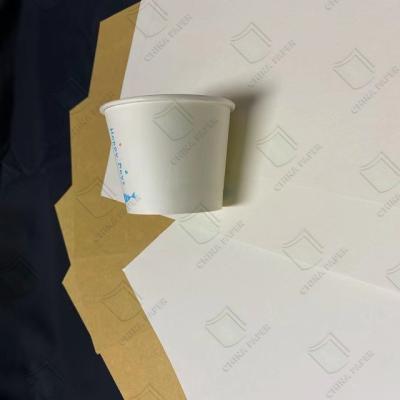 China White Eco-Friendly PE Cupstock Paper For Sustainable Disposable Packaging for sale