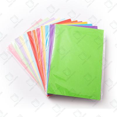 China Multi Color 75/80gsm Colored Offset Paper Boards Roll Sheet Size for Educational Crafts for sale