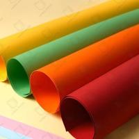 China Non-Bleeding 75gsm Colored Paper High Opacity Material for Flashcards & Label Stamping for sale