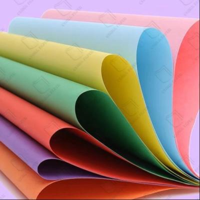 China 60-400gsm Colored Paper Colored Boards Rainbow Colors for Educational School Covers for sale