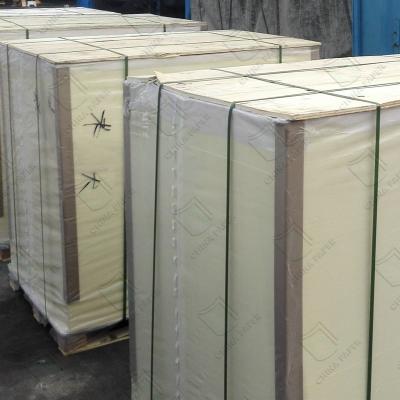 China White Cream Yellow Bond Paper Woodfree Offset Printing Paper for sale