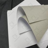 China Ultra-Bright White Cardstock with Gray Midlayer – Superior Opacity for Double-Sided Brochures & Menus for sale