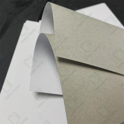 China Luxury Gray-White Cardstock for Letterpress – Deep Deboss Impression & Vintage Appeal for sale