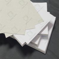China Gray-White Cardstock with Holographic Finish Futuristic Shine for Tech Branding for sale
