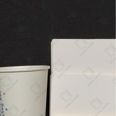 China Low Carbon Footprint Clay Coated Cupstock For Eco Conscious Cafes for sale