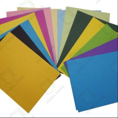 China 70gsm 80gsm Offset Colored Paper Color Board Various Colors For Kids DIY Crafts Paper Rainbow Paper for sale