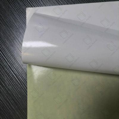 China China Factory Gloss Vinyl Self Adhesive Sticker Paper For Shipping Product Packing Lists Carton And Instruction Labels for sale