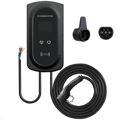 China 11kWh WIFI Level 2 EV Charger Station EVSE Wallbox 7KW 22KW For HYUNDAI KONA for sale