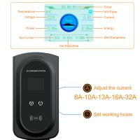 China 11kWh WIFI Level 2 EV Charger Station EVSE Wallbox 7KW 22KW For HYUNDAI KONA for sale