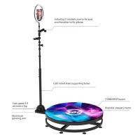 China 115CM 100CM Glass 360 Photo Booth Machine For Video Commercial Wedding for sale