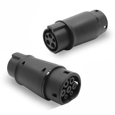China Electric Vehicle Charging Adaptor AC J1772 Charger Plug Type1 to Type2 EV Adapter Type 2 to Type 1 EV Adapter for sale