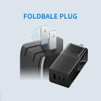 China GaN 3 Port USB C Charger 65W PD 3.0 Wall Charger Block Adapter Compatible With IPhone 12 for sale