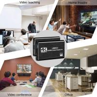 China Aluminum Shell HDMI Video Capture Device 3.5mm 4K 1080p 60fps Capture Card USB3.0 for sale