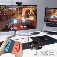 China Aluminum Shell HDMI Video Capture Device 3.5mm 4K 1080p 60fps Capture Card USB3.0 for sale