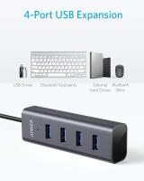 China 4Port Aluminum USB C Multiport Adapter For MacBook Pro FCC for sale