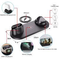 China 4 In 1 Wireless Charger Stations 10W Wireless Charging Stand   9V 1.1A for sale