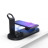 China 85% Qi Wireless Charger Dock 4 In 1 Charging Station 9V 1.8A for sale