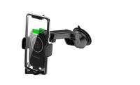 China 15W Wireless Charger Automatic Clamping Car Mount Phone Holder QI Fast Charging Car Stand for sale