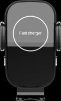 China 15W Wireless Charger Automatic Clamping Car Mount Phone Holder QI Fast Charging Car Stand for sale