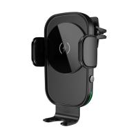 China Latest Wireless Auto-Clamping Qi 15W Fast Charging Car Phone Mount Dash Air Vent for sale