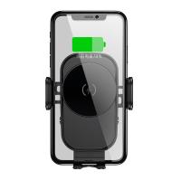 China Latest Wireless Auto-Clamping Qi 15W Fast Charging Car Phone Mount Dash Air Vent for sale