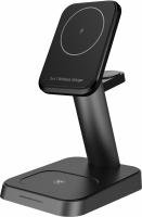 China Magsafe Wireless Charger Stations 3 In 1 Charging Stand 85% ABS PC for sale