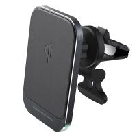 China 7.5W Qi Wireless Magsafe Charger 5V PU Leather For Iphone 12 Pro Max for sale