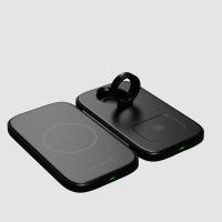 China 12V 2A Wireless Charger Stations Folding Magnetic Safe Dock for sale