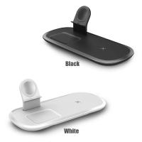 China 1.5A 12V 3 In 1 Qi Wireless Charging Station 15W For IWatch AirPods Pro for sale