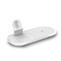 China 1.5A 12V 3 In 1 Qi Wireless Charging Station 15W For IWatch AirPods Pro for sale