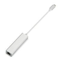 China RJ45 100 Mbps Type C To Gigabit Ethernet , USB 3.0 Hub Ethernet Adapter Splitter for sale