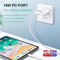 China 90% Travel USB Wall Chargers Adapter 12V , PD Type C 18W Charger for sale