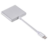 China 24AWG 3 In 1 USB C HUBs 1080P USB To HDMI Adapter 4k Cable 20cm 10Gbps for sale