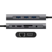 China 87W 10 In 1 USB C Hub HDMI Adapter Multif Docking Station 1000Mbps for sale