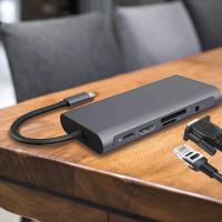 China 87W 10 In 1 USB C Hub HDMI Adapter Multif Docking Station 1000Mbps for sale