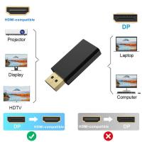 China PBS 4K 60Hz Male To Female Cable Adapter DP Displayport To HDMI Adapter for sale
