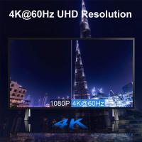 China Braid 4K UHD HDMI Cables To Displayport Converter For PS4 Apple TV PC for sale
