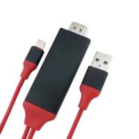China 2M 4K UHD HDMI Cables 8 Pin 1080P Lightning Digital AV Adapter For Iphone for sale