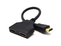 China PVC HDMI Splitter 1 In 2 Out Splitter 2 Port Video Adapter Converter For PS4 HDTV for sale