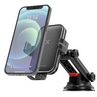 China FOD Sensor Qi Wireless Car Charger 5V 2A Dashboard air vent mobile phone holder for sale